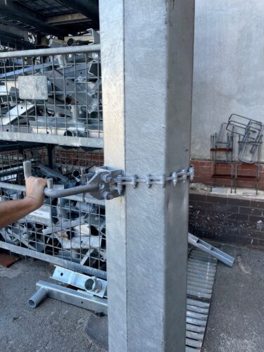 Versatile Chain Link Brackets for Mounting Equipment