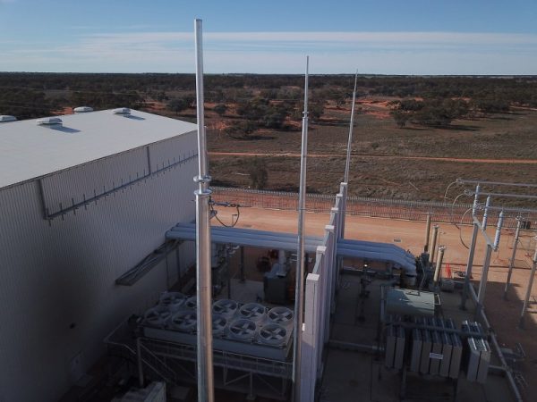 Lightning Protection Masts for Energy Transmission Project